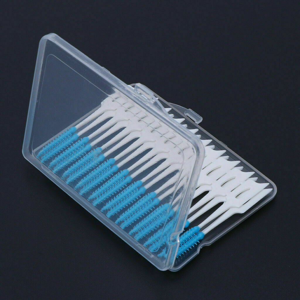 3 Box Dental Oral Clean Tool Interdental Soft Rubber Floss Gum Brushes ...