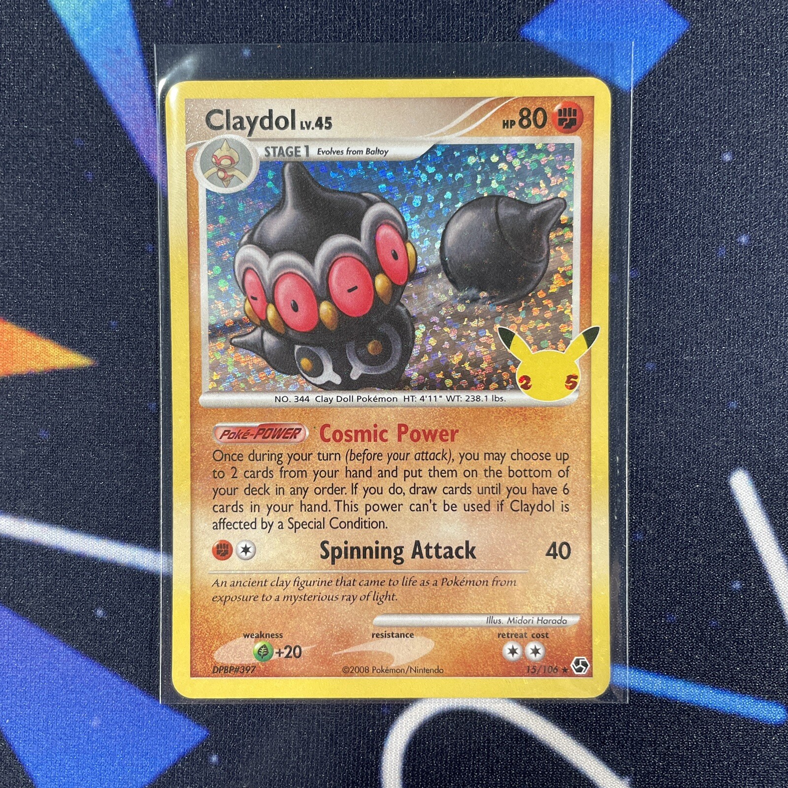 Claydol 15/106 Pokémon TCG Celebrations Classic Collection Holo Rare | eBay