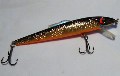 Smithwick "SUPER ROGUE" Jr. - Jerkbait Fishing Lure - Purple/Gold/Orang ...