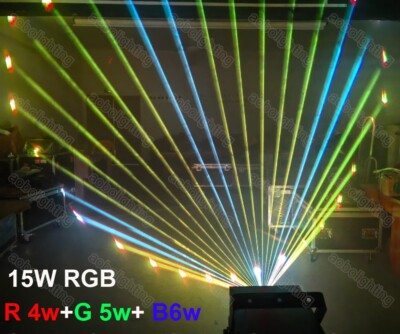 15W RGB sharpy beam laser stage lights 15W Event Animation Power Beam ...