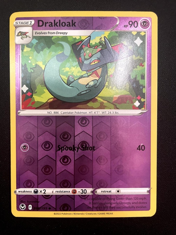 Drakloak 088/195 UC Silver Tempest Pokemon Reverse Holo LP kurumitsu | eBay