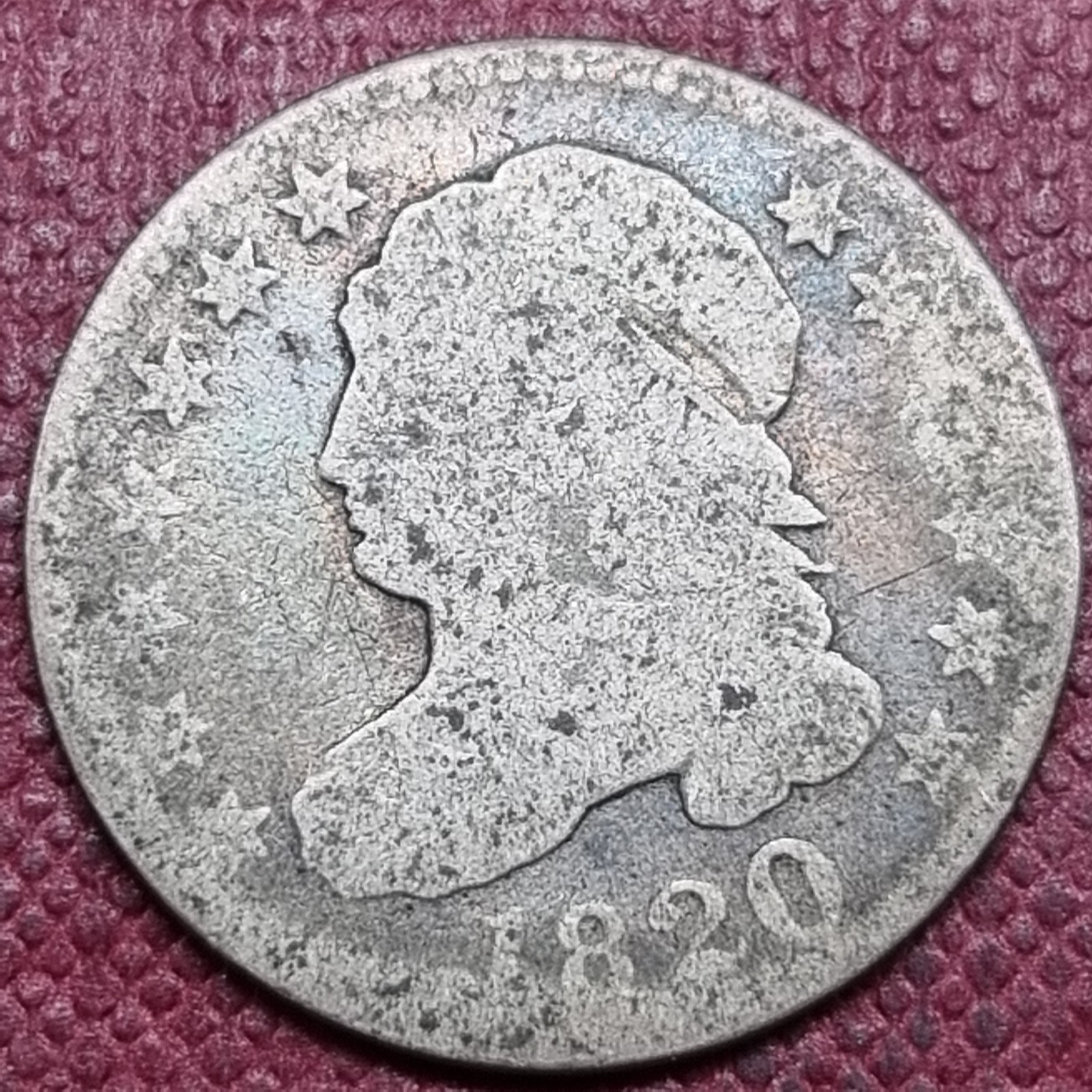 1820 Capped Bust Dime 10c Circulated #96783 | eBay
