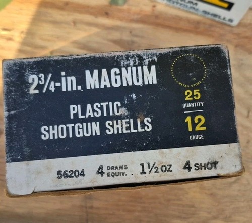 Vintage Sears 12ga Ted Williams Plastic Shotgun Shells Empty Box Only ...