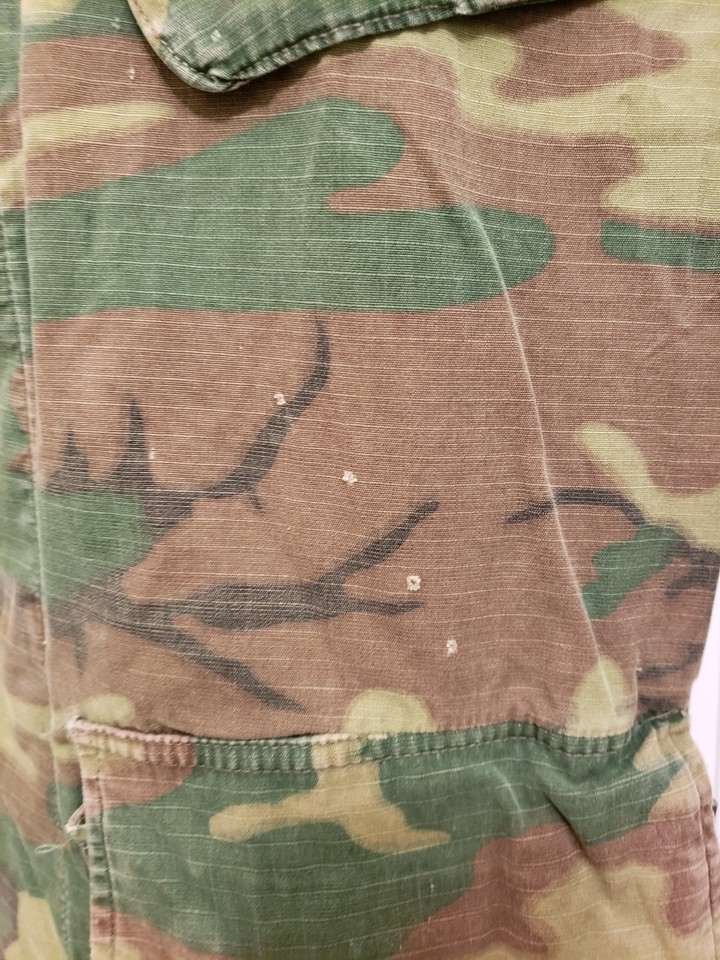 1968 USMC ERDL GREEN DOM RIP-STOP POPLIN JUNGLE JACKET SHIRT SM-REG | eBay