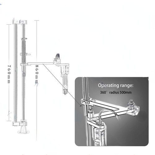 Electric Screwdriver Vertical Stand Balance Arm Screwdriver Fixing ...