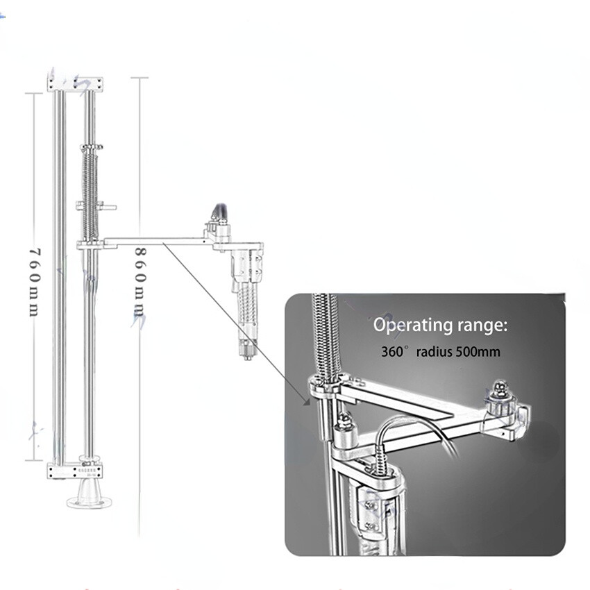 Electric Screwdriver Vertical Stand Balance Arm Screwdriver Fixing ...