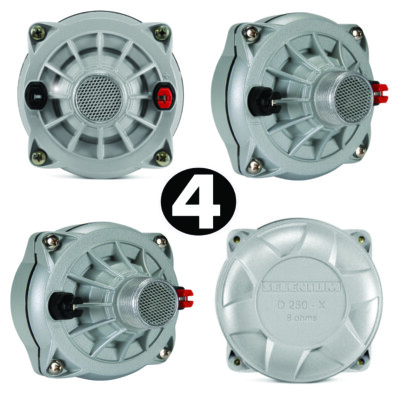 4 Pack JBL Selenium D250-X Hi-Quality 200W Compression Horn Driver | eBay