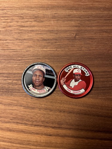 1964/71 Topps baseball coin coins Frank Robinson....double play | eBay