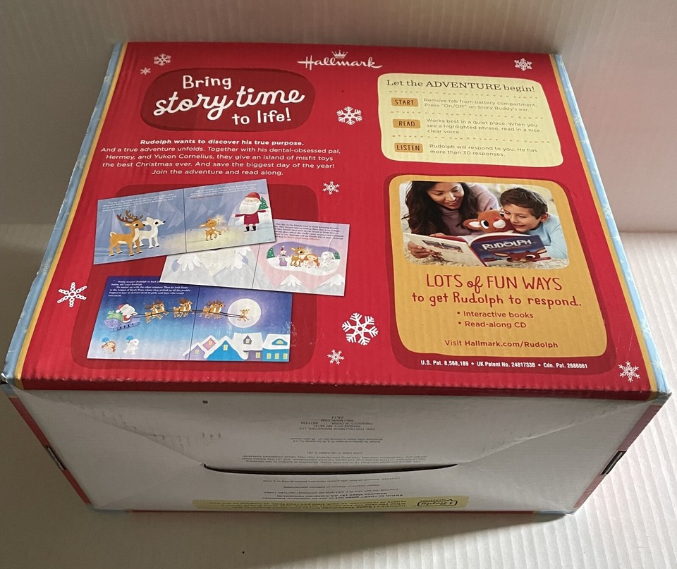 Hallmark Rudolph The Red Nosed Reindeer Read Along Interactive Story ...
