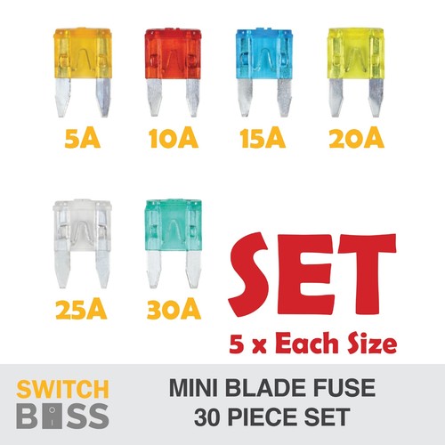 MINI BLADE FUSE SET - for Automotive Marine Box Block Tap OEM ...