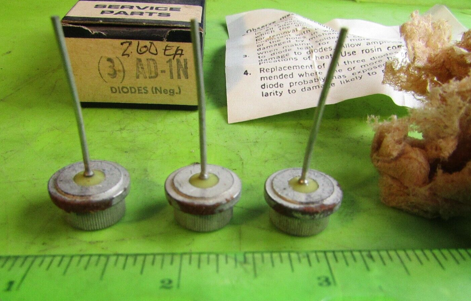 Alternator Diode-Rectifier Set Standard AD-1N Neg 18-25 amp Chrysler ...