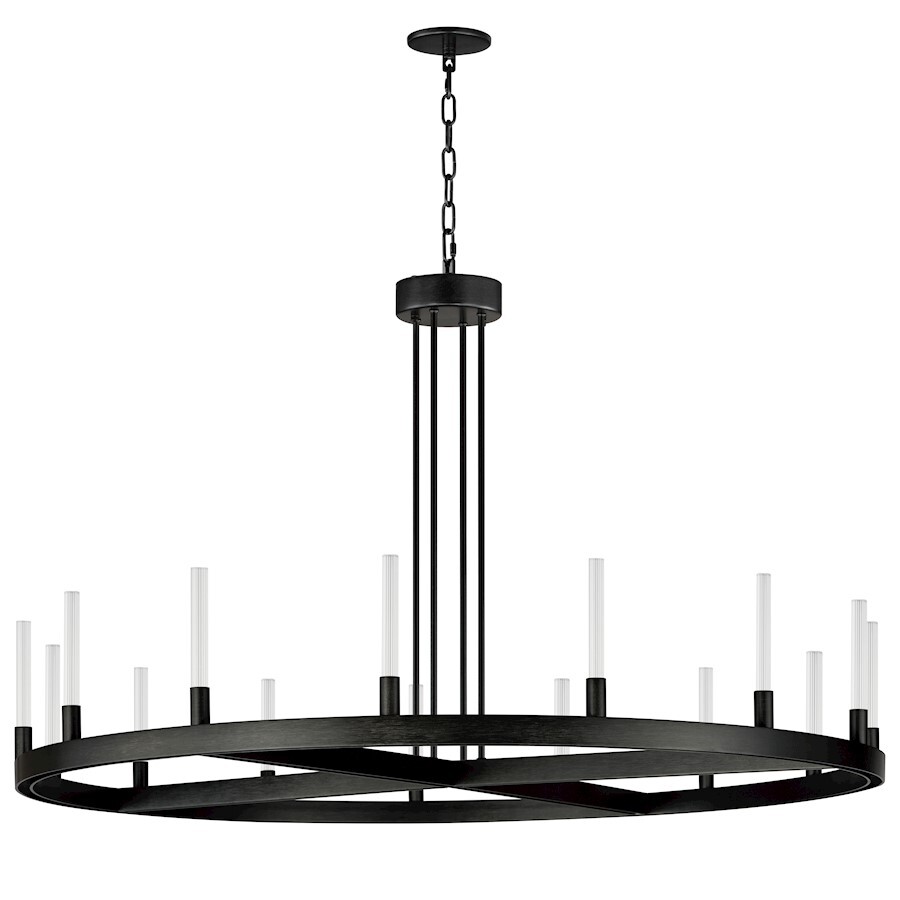 Maxim Lighting 16168CRBK Ovation LED 47 inch Black Chandelier Ceiling ...