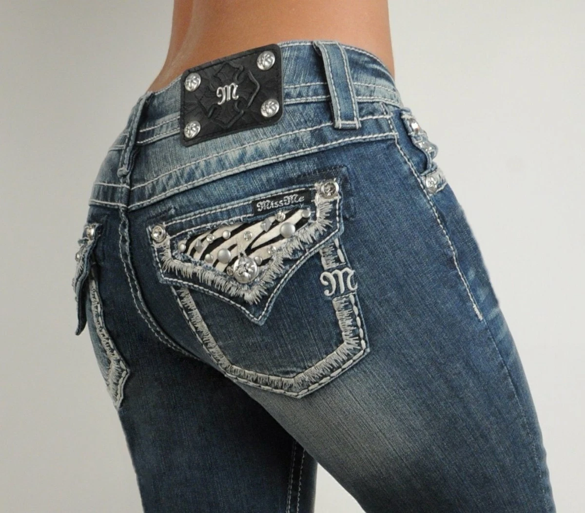 Zebra Miss Me Jeans
