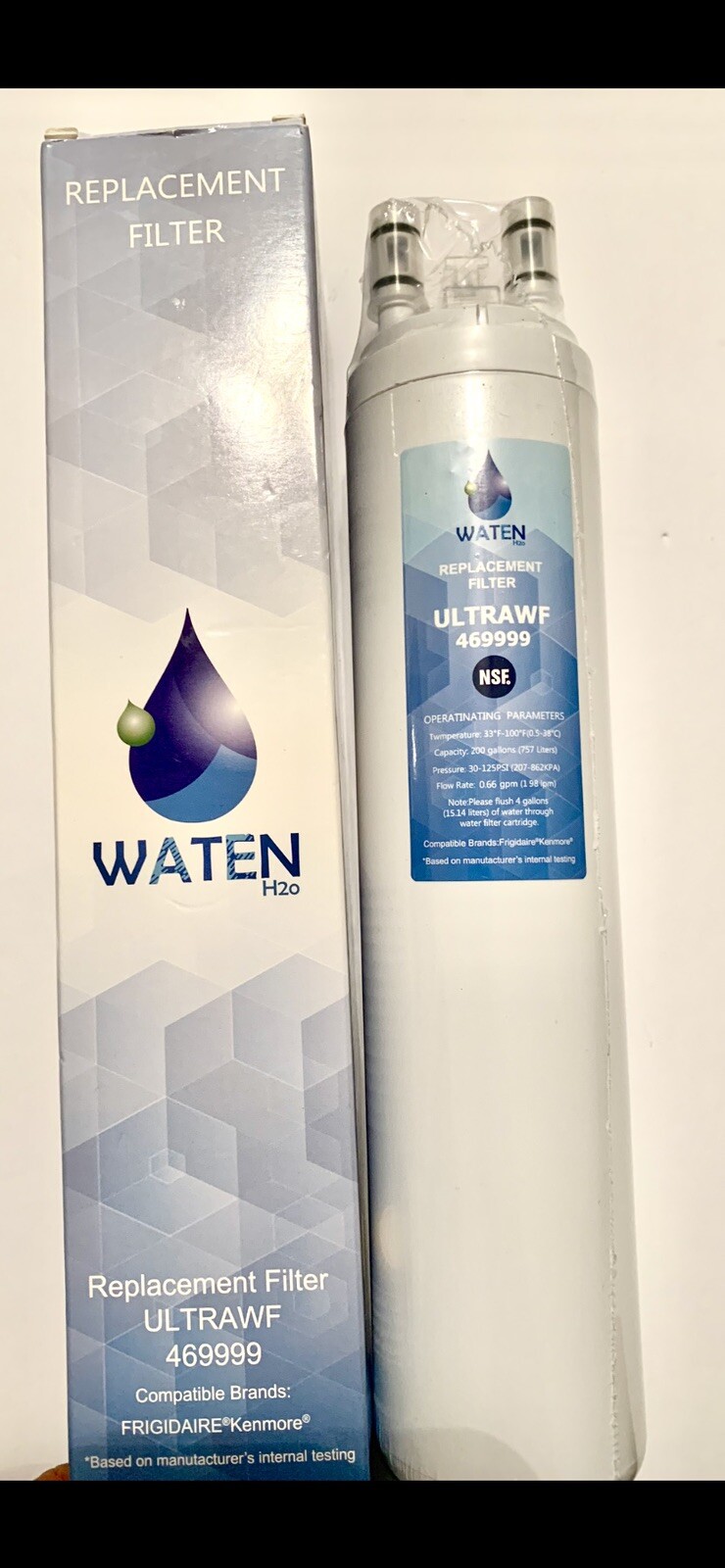 Waten H2O Replacement Filter ULTRAWF 469999 Frigidaire & Kenmore NEW | eBay
