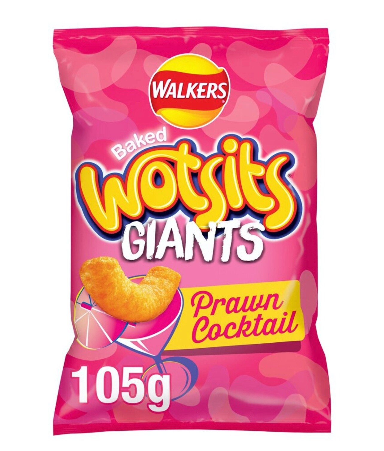2 x Walkers Wotsits Giants Prawn Cocktail Puffs (Crisps) 105G | eBay
