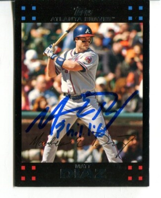 ATLANTA BRAVES mlb MATT DIAZ signed AUTOGRAPH 6727 | eBay