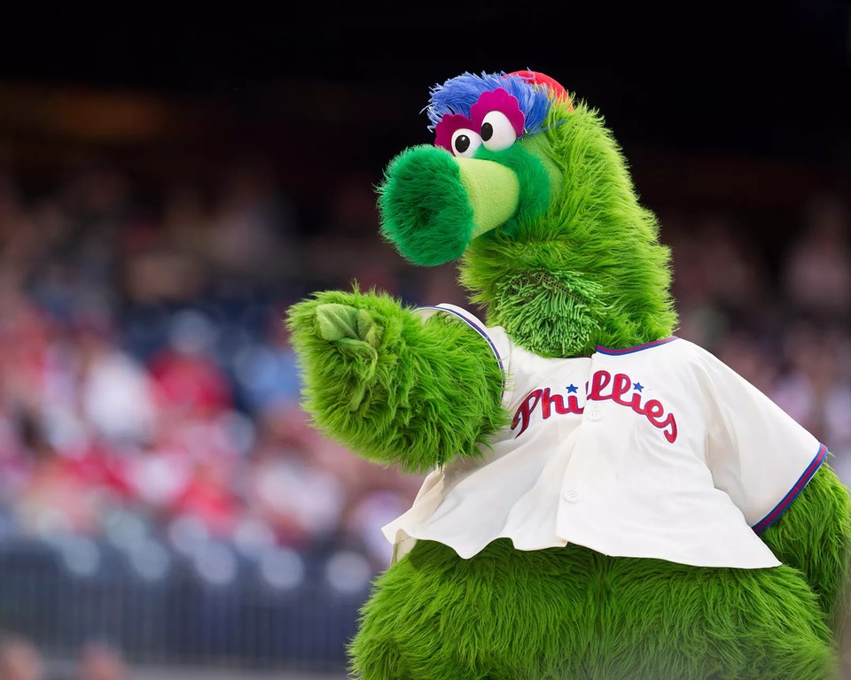 Phillie Phanatic Philadelphia Phillies Green Bird 4x6 Photo Print | eBay