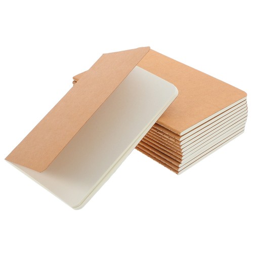 12 Pcs Thick Kraft Paper Book Unlined Journal School Supplies Office | eBay