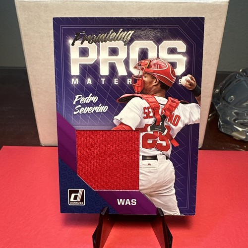 2018 Panini Donruss Promising Pros Materials - Pedro Severino #PPM-PS ...