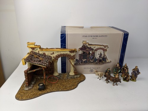 DEPT. 56 STAR OF WONDER NATIVITY SET of 10 Pc. 9 FIGURINES NATIVITY w ...