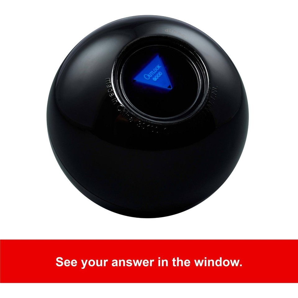Magic 8 Ball Novelty Game, Fortune-Telling Toy for 8 Ball, ['Black ...