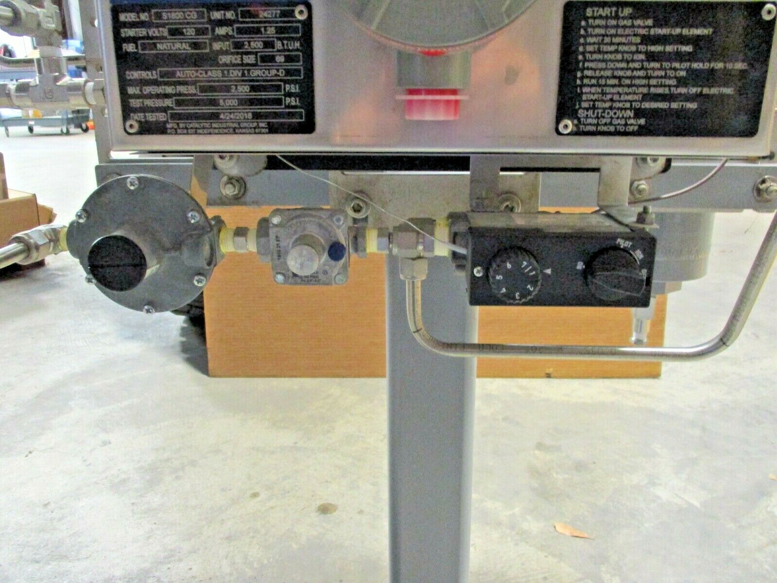 THE BRUEST, S1800CG, FLAMELESS GAS INFRARED CATALYTIC HEATER, 120V ...