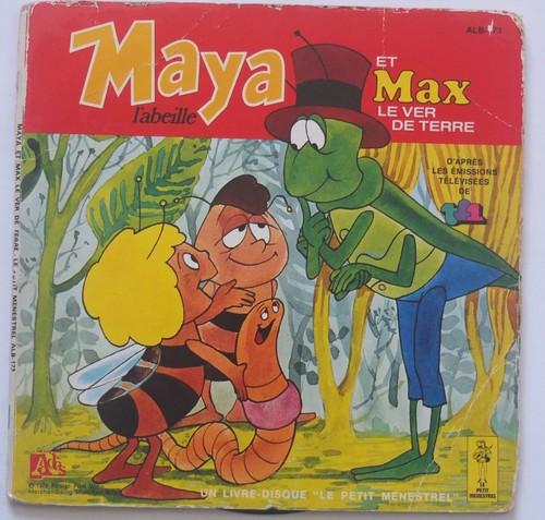 VINYLE 45 TOURS MAYA L ABEILLE ET MAX LE VER DE TERRE | eBay