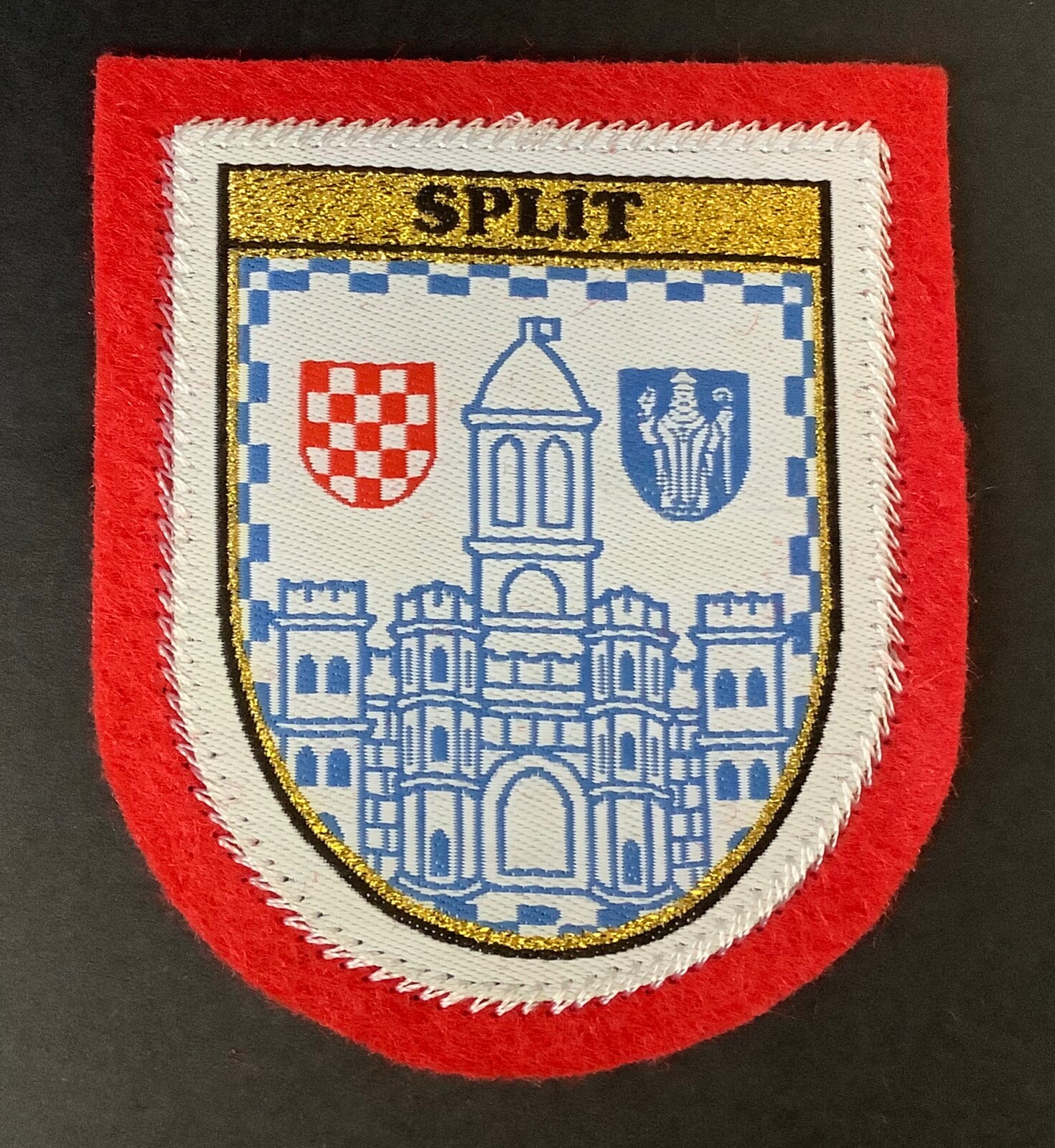 SPLIT souvenir patch ecusson woven badge SCUTELLIPHILY | eBay