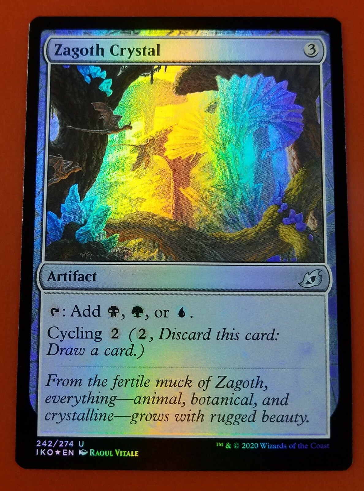 1x Zagoth Crystal | FOIL | Ikoria Lair of Behemoths | MTG Magic Cards ...