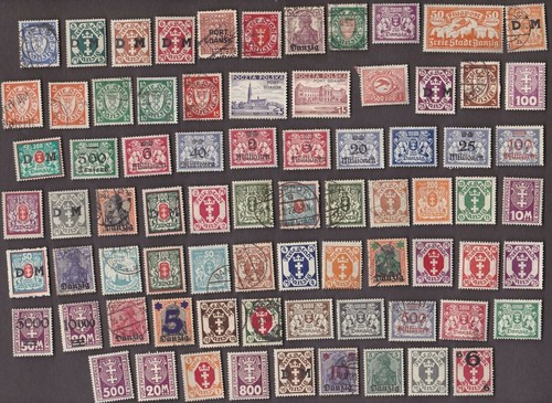 75 All Different DANZIG Stamps | eBay