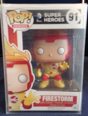 Funko Pop Firestorm 91 DC Comics Super Heroes Vaulted Retired 2016 Pop ...