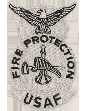 USAF Fire Patch with Bugle Hat & Axe Metalic Color | eBay