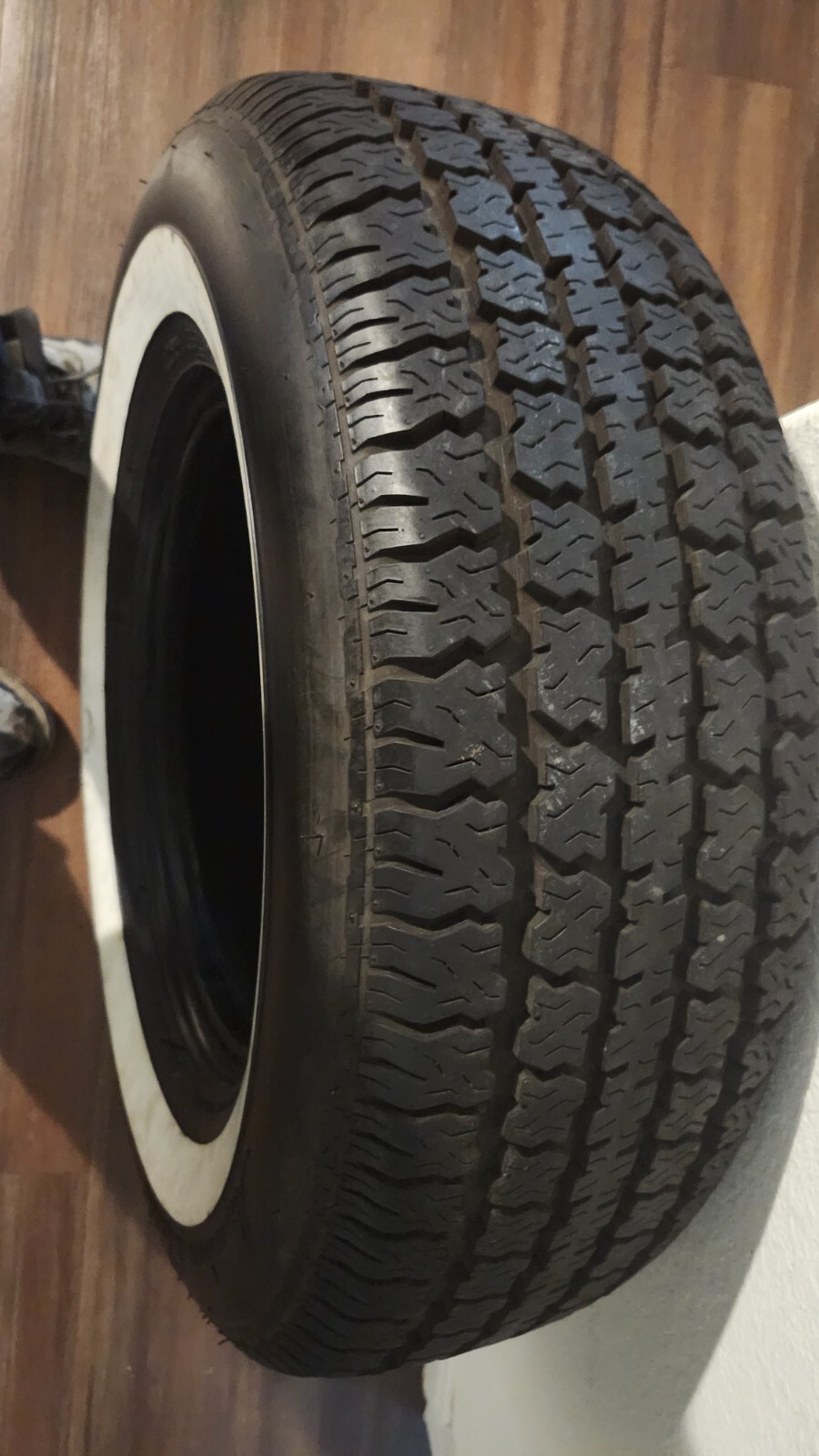 4 NEW 225 75 15/75R15 American Classic 105S WW (DOT:4420) Tire P235 75 ...