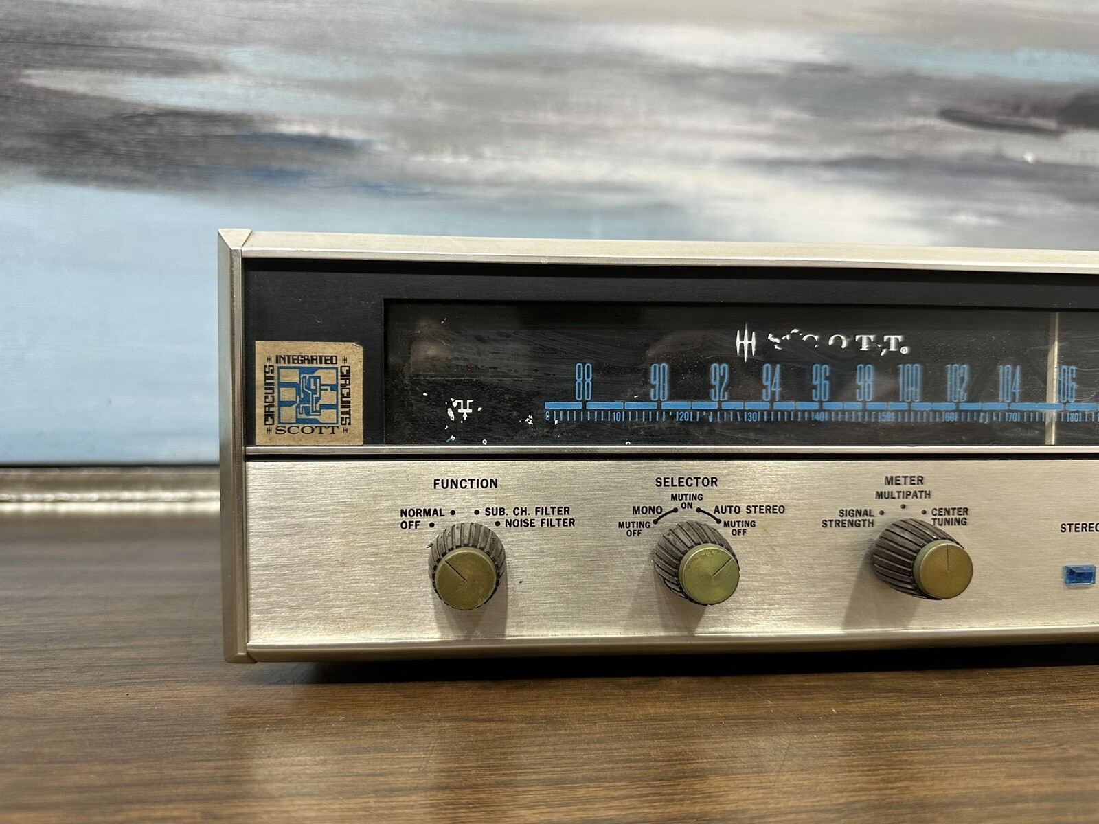 Scott 312-c Vintage FM Stereo Tuner Works But Need Service Due Age | eBay