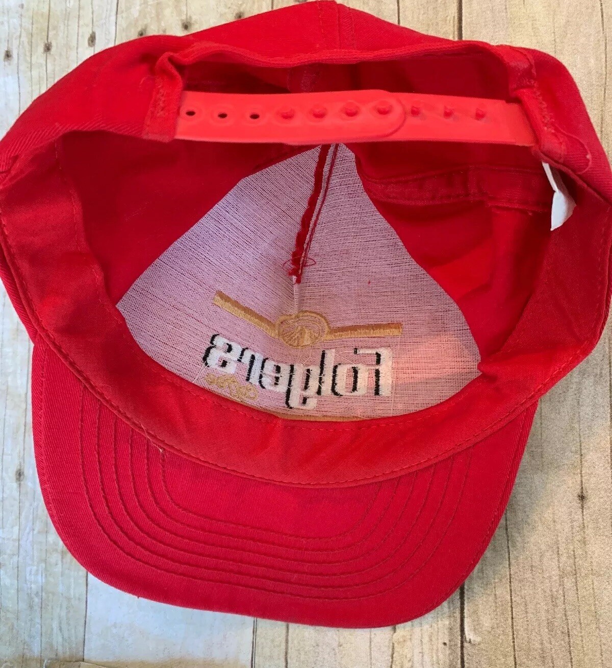 Vintage Red T G Sheppard Folgers Coffee Racing Team Trucker Snap Back ...