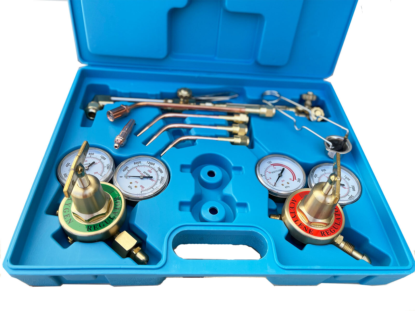 HD Oxygen Acetylene Welding Cutting Outfit Torch Set Victor Type w ...