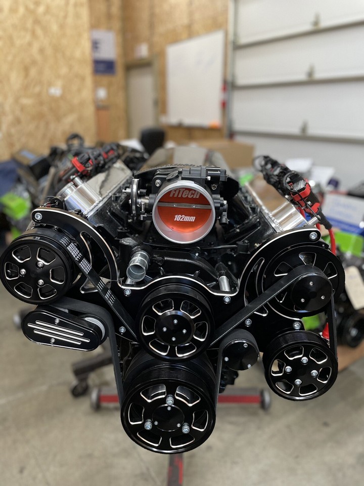 LS3 CHEVY 6.2LS 550-640 HP COMPLETE CRATE ENGINE PRO-BUILT CNC heads ...