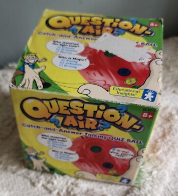 NEW Educational Insights QUESTION-AIR Catch & Answer Ball QUIZ GAME NIB ...