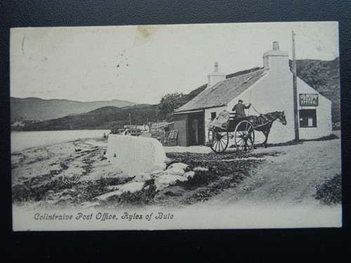 Scotland Kyles of Bute COLINTRAIVE Post Office c1908 Postcard | eBay UK