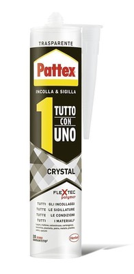 Silicone Colle Transparent Scellant Pattex Crystal 290 ML Flex Tec ...