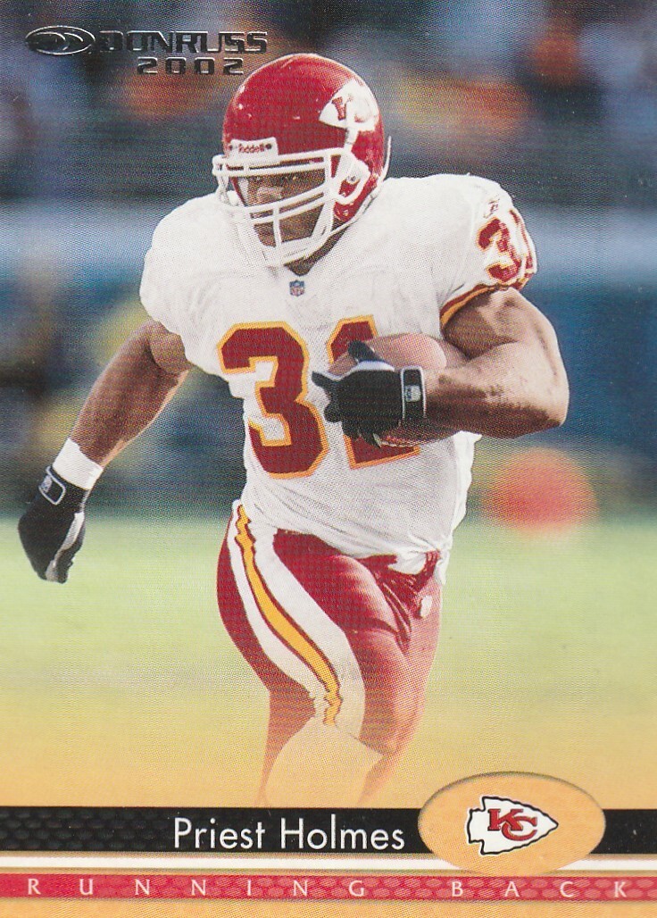 Priest Holmes - 4 card - KC Chiefs - Premium - Donruss, Fleer, Topps | eBay
