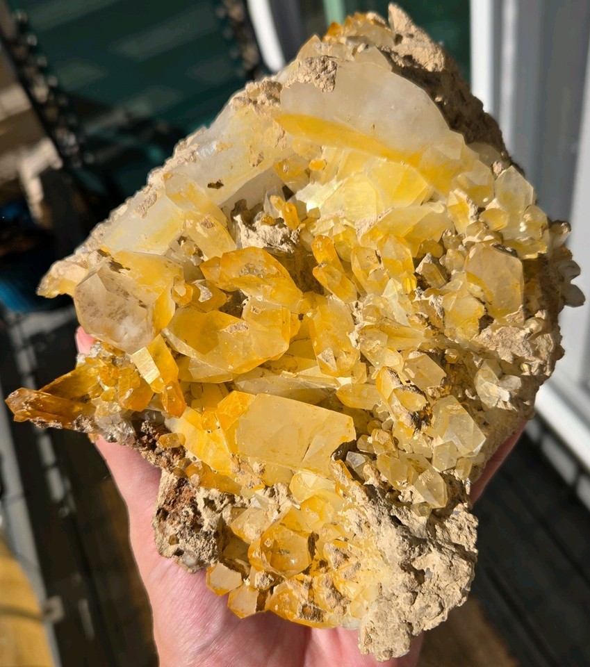 LARGE NATURAL MANGO QUARTZ CLUSTER TOP QUALITY CRYSTAL SPECIMEN ...