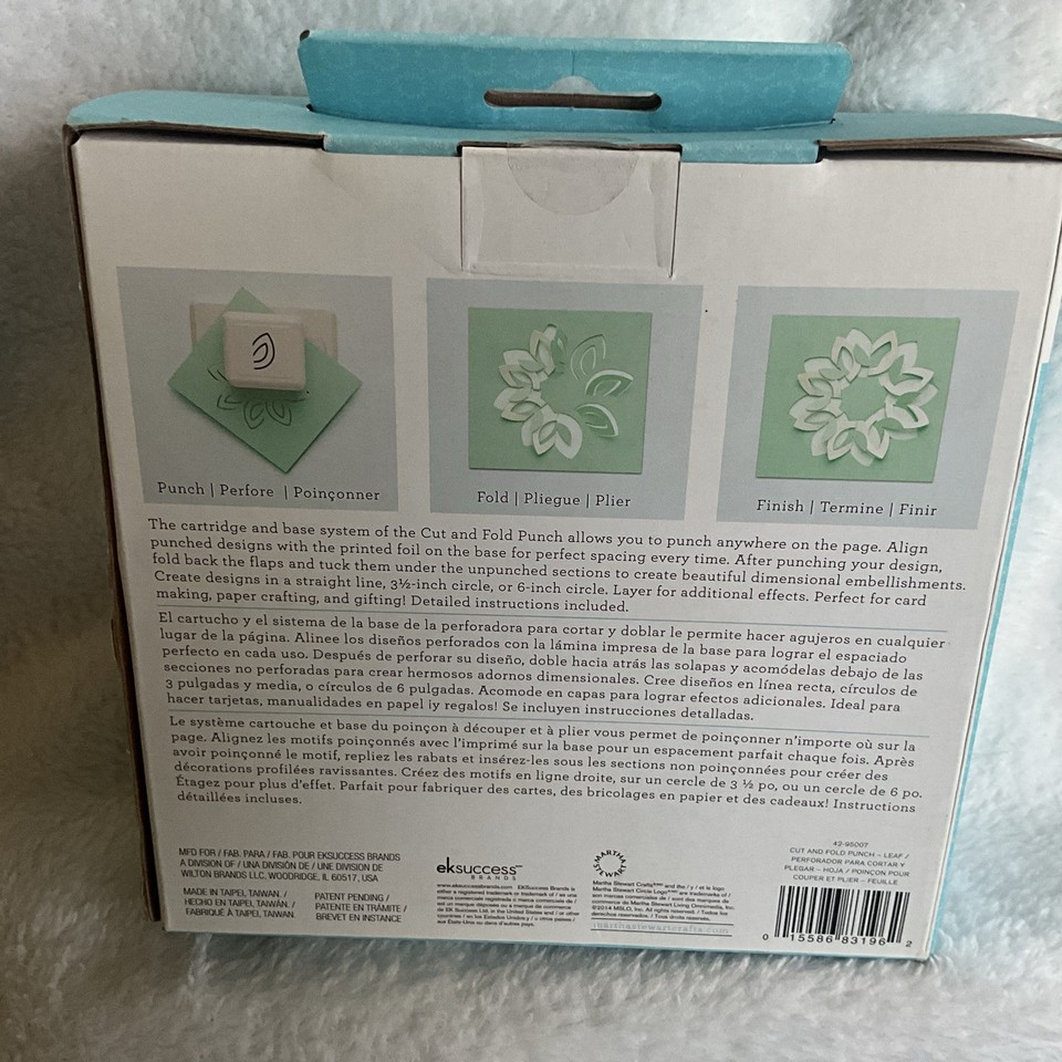 Martha Stewart Crafts Pattern Cut And Fold Paper Punch Tool bundle ...