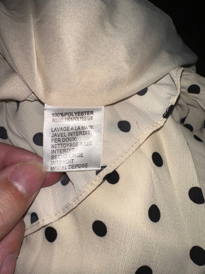 FOREVER UNIQUE POLKA DOT RUFFLE SHORT DRESS SIZE SMALL | eBay UK