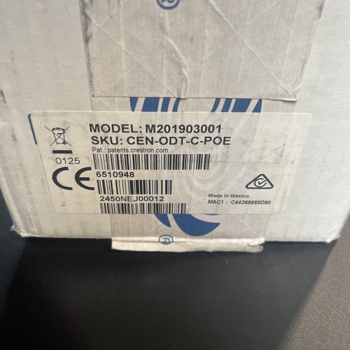 Crestron M201903001 Occupancy Sensor CEN-ODT-C-POE | eBay