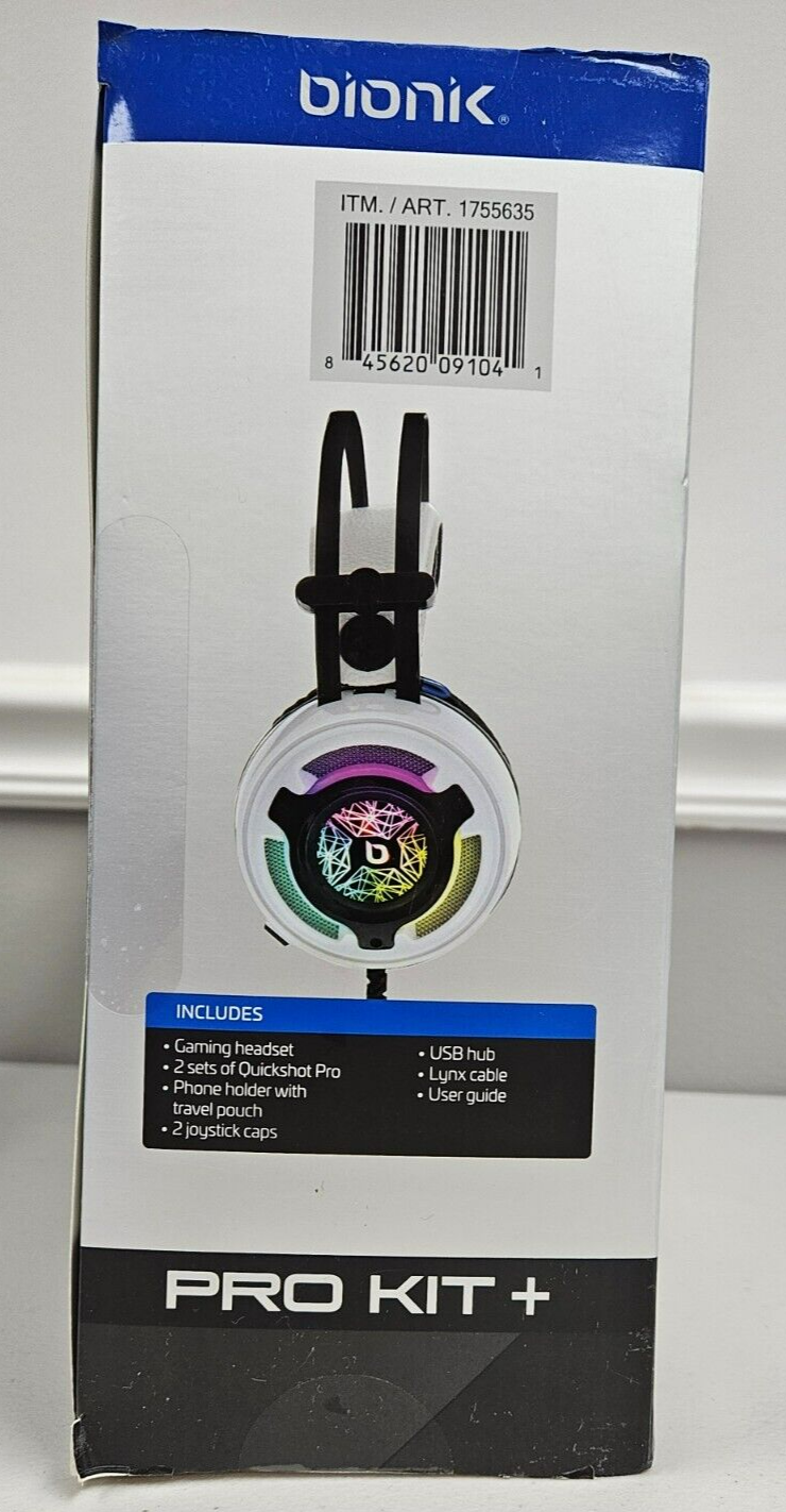 BIONIK Pro Kit + 4 Sony PlayStation 5 Gaming Headset Quickshot Pro ...