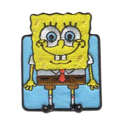 Nickelodeon © Spongebob Iron-On Patch: Flattered Spongebob Squarepants ...