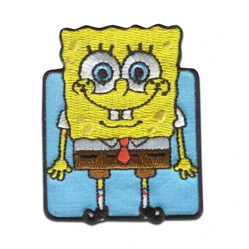 Nickelodeon © Spongebob Iron-On Patch: Flattered Spongebob Squarepants ...