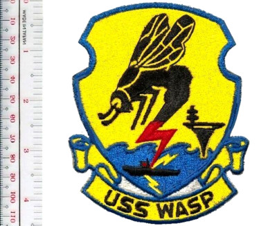 US Navy USN WWII USS Wasp Aircraft Carrier CV-7 Sank 1942 Guadalcanal ...