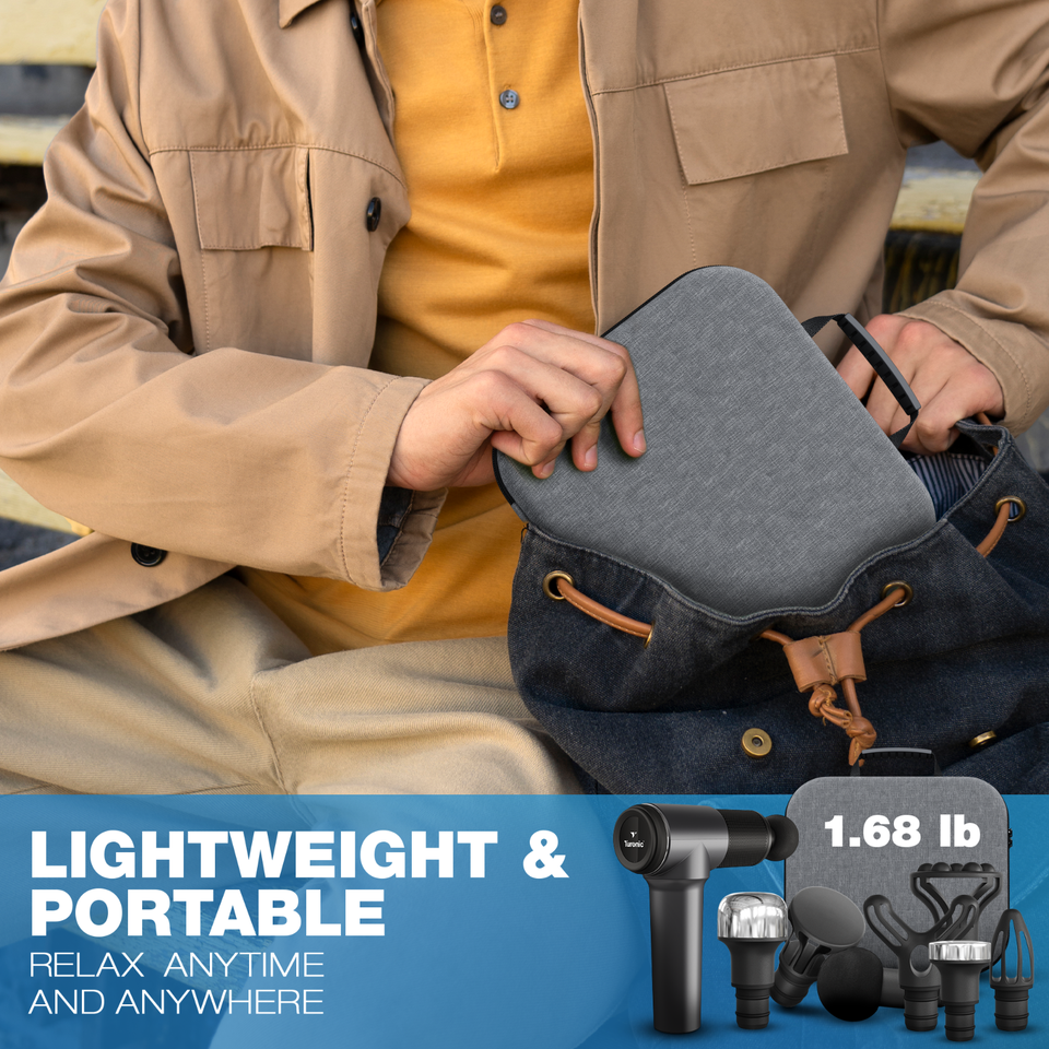 Turonic GM5 Massage Gun - Deep Tissue Massager for Muscle Relax & Pain ...